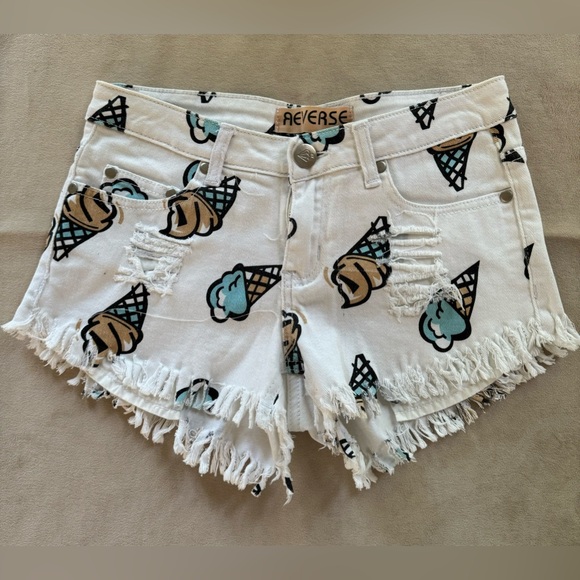 Reverse | Bottoms | Reverse Girls Shorts With Ice Cream Cones | Poshmark